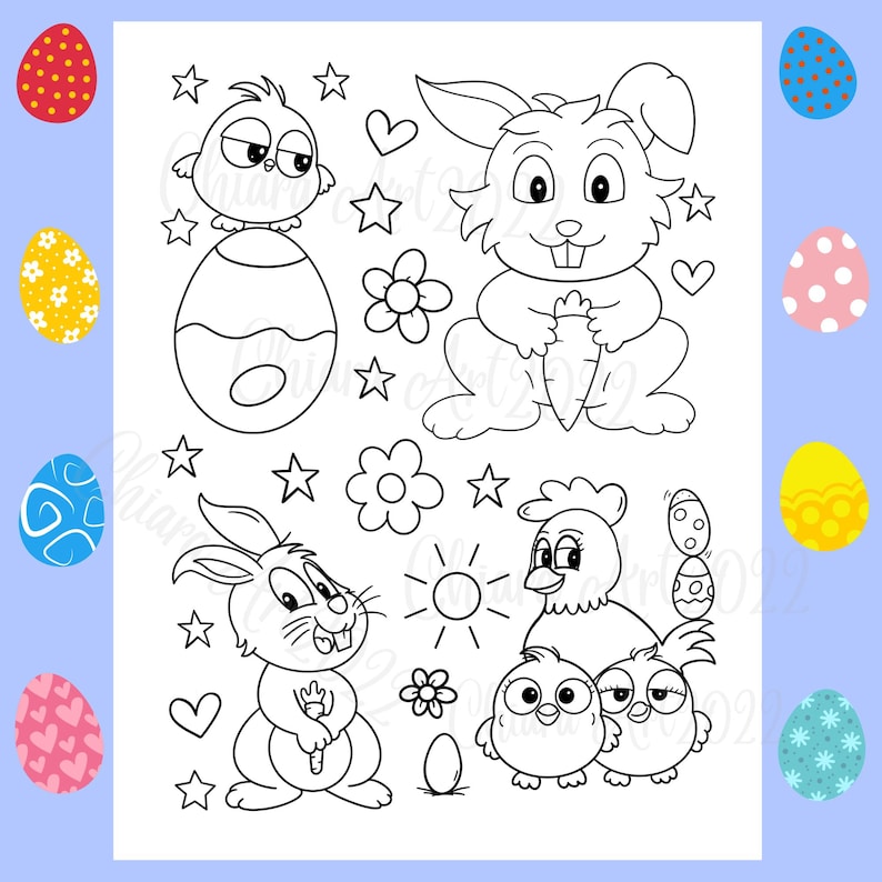 How to Draw a Bunny Easy for Kids, Drawing Easter Step by Step, How to ...