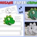 Dinosaur Paper Crown for Kids, Dinosaur Party Hats Printable, Dinosaur ...