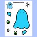 Build a Ghost for Preschool, 2 Easy Ghosts Cut, Halloween Cut and Paste ...