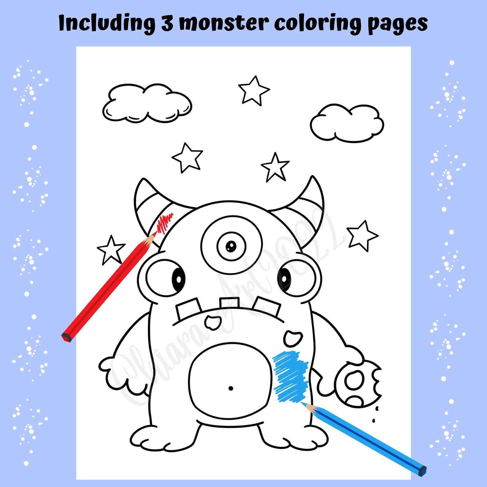 Monster Paper Crowns for Preschool and Up, Monster Birthday Party ...