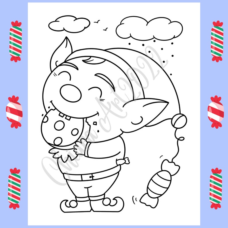 Christmas Coloring Pages for Toddlers Preschool, Christmas Reindeer ...