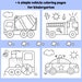 Tractor Cut and Paste Printable, Trailer Hay Craft, Farm Cut Out ...