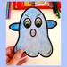 Build a Ghost for Preschool, 2 Easy Ghosts Cut, Halloween Cut and Paste ...