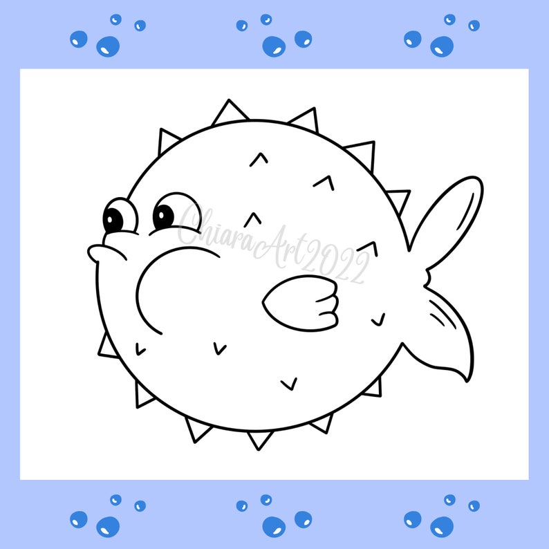 Sea Animal Coloring Pages Preschool, Cute Sea Creature Coloring Pages ...
