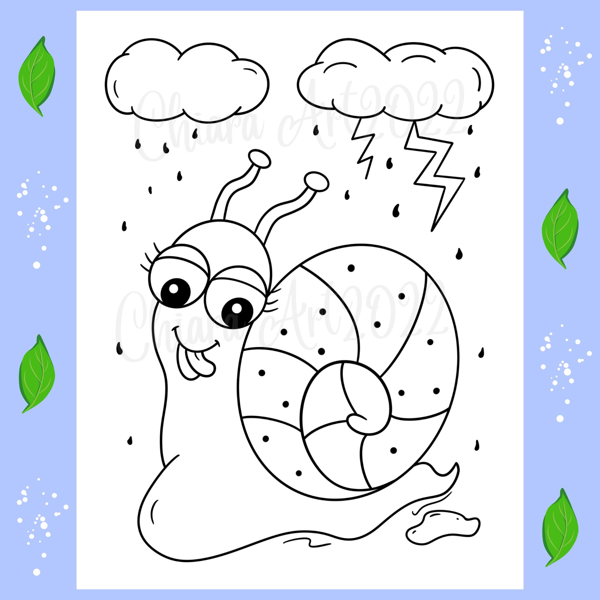 Garden Coloring Pages Preschool, Leaves, Bees, Ladybug, Ant, Butterfly ...