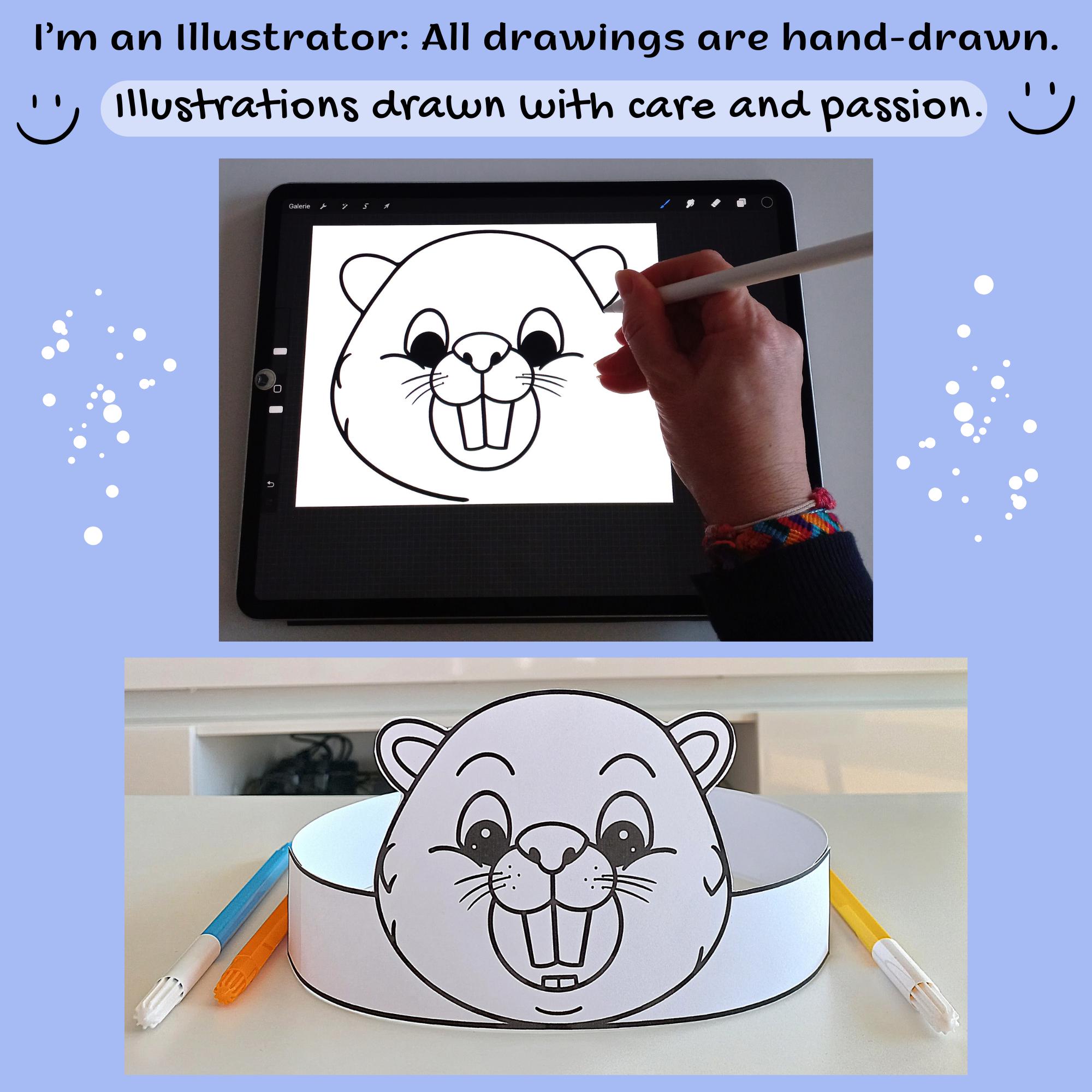 Groundhog Paper Crown Printable, Groundhog Day Hat Craft, Groundhog ...