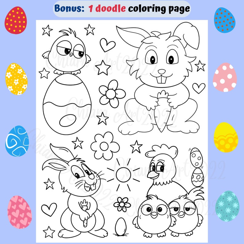 How to Draw a Bunny Easy for Kids, Drawing Easter Step by Step, How to ...
