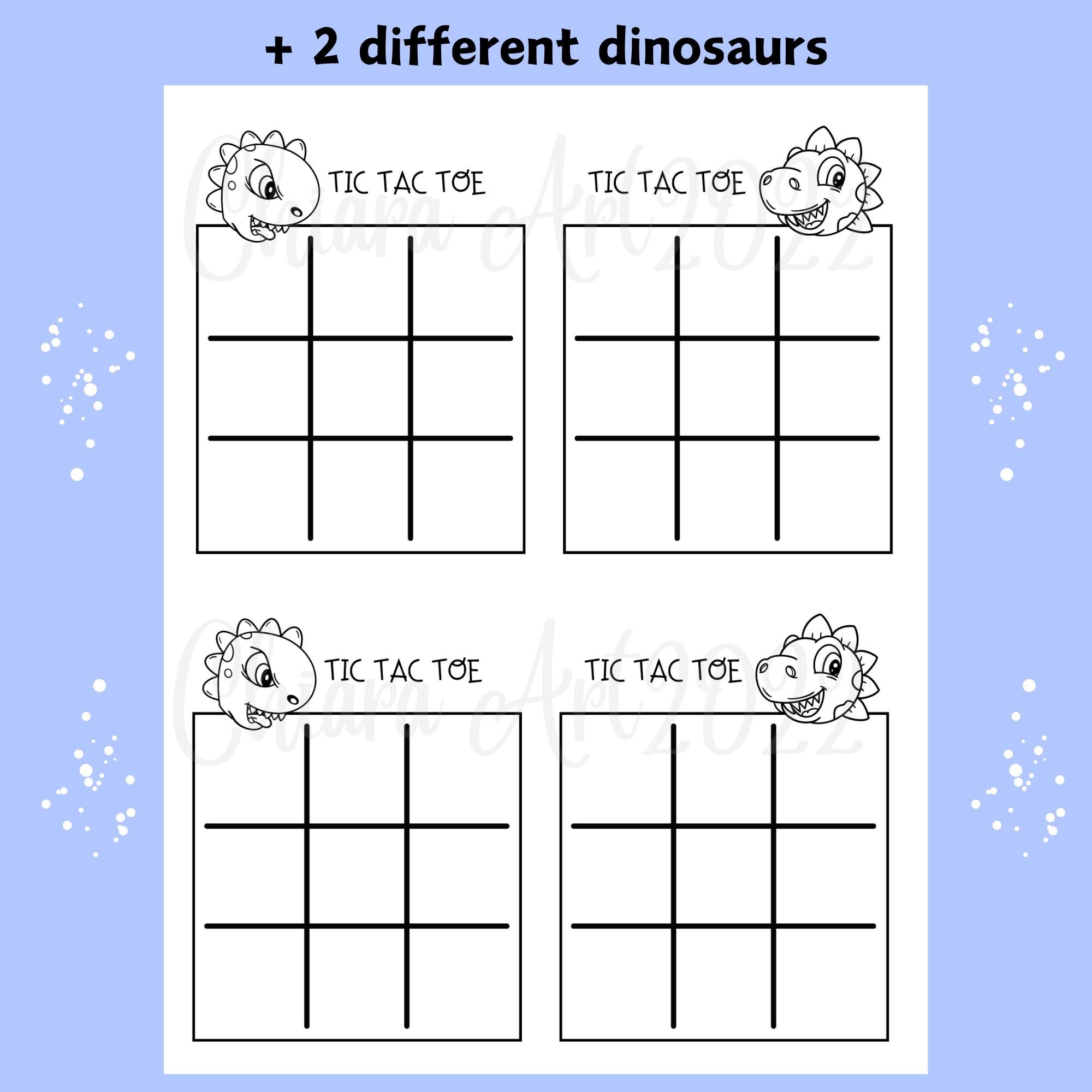 Tic Tac Toe Game Printable, Farm Animal Tic Tac Toe Preschool & Up ...