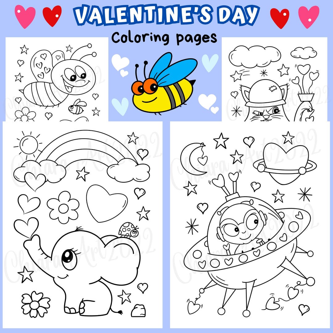 Valentine's Day Coloring Pages for Kids, Valentines Coloring Pages ...