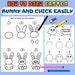How to Draw a Bunny Easy for Kids, Drawing Easter Step by Step, How to ...
