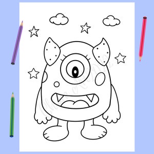 Monster Paper Crowns for Preschool and Up, Monster Birthday Party ...