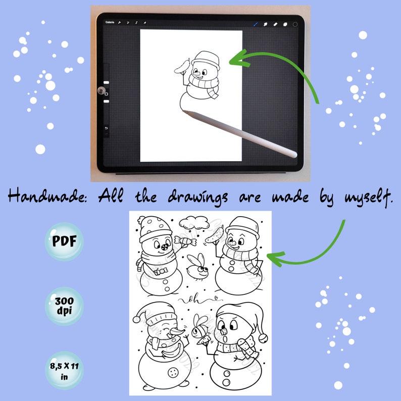 Snowman Coloring Page for Kids, Funny Snowman Coloring Page Printable ...