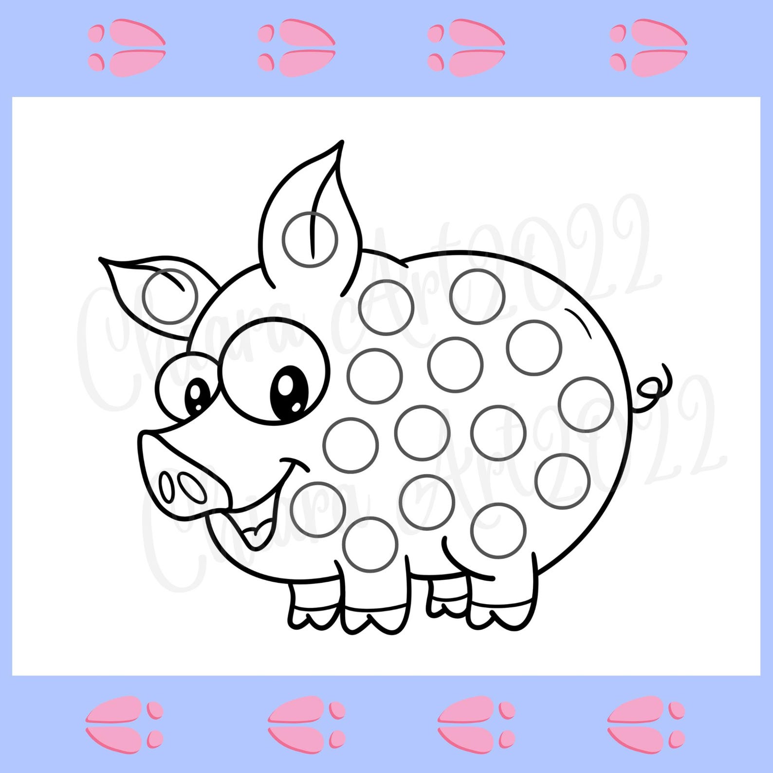 Dot Sticker Activity Printable, Craft Toddlers, Do a Dot, Fine Motor ...