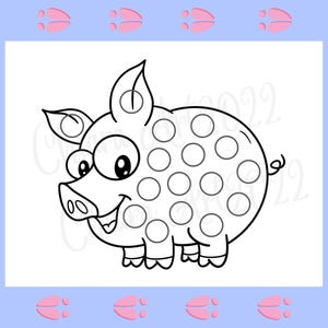 Dot Sticker Activity Printable, Craft Toddlers, Do a Dot, Fine Motor ...