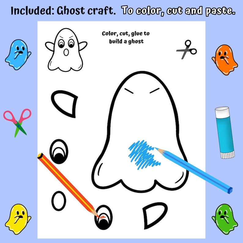 Halloween Coloring Pages for Toddlers and up Printable, Halloween ...