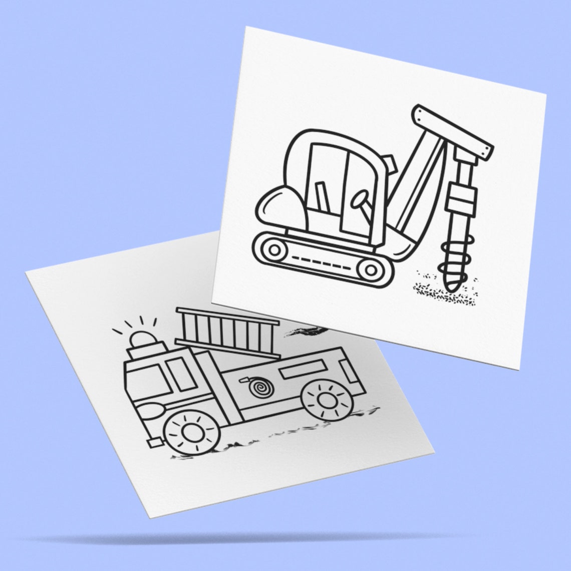 Vehicle Coloring Pages for Preschool, Printable Car Coloring Pages ...