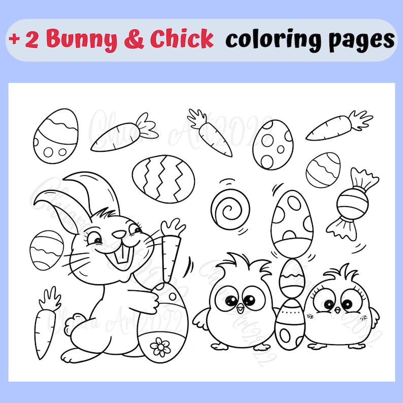 How to Draw a Bunny Easy for Kids, Drawing Easter Step by Step, How to ...