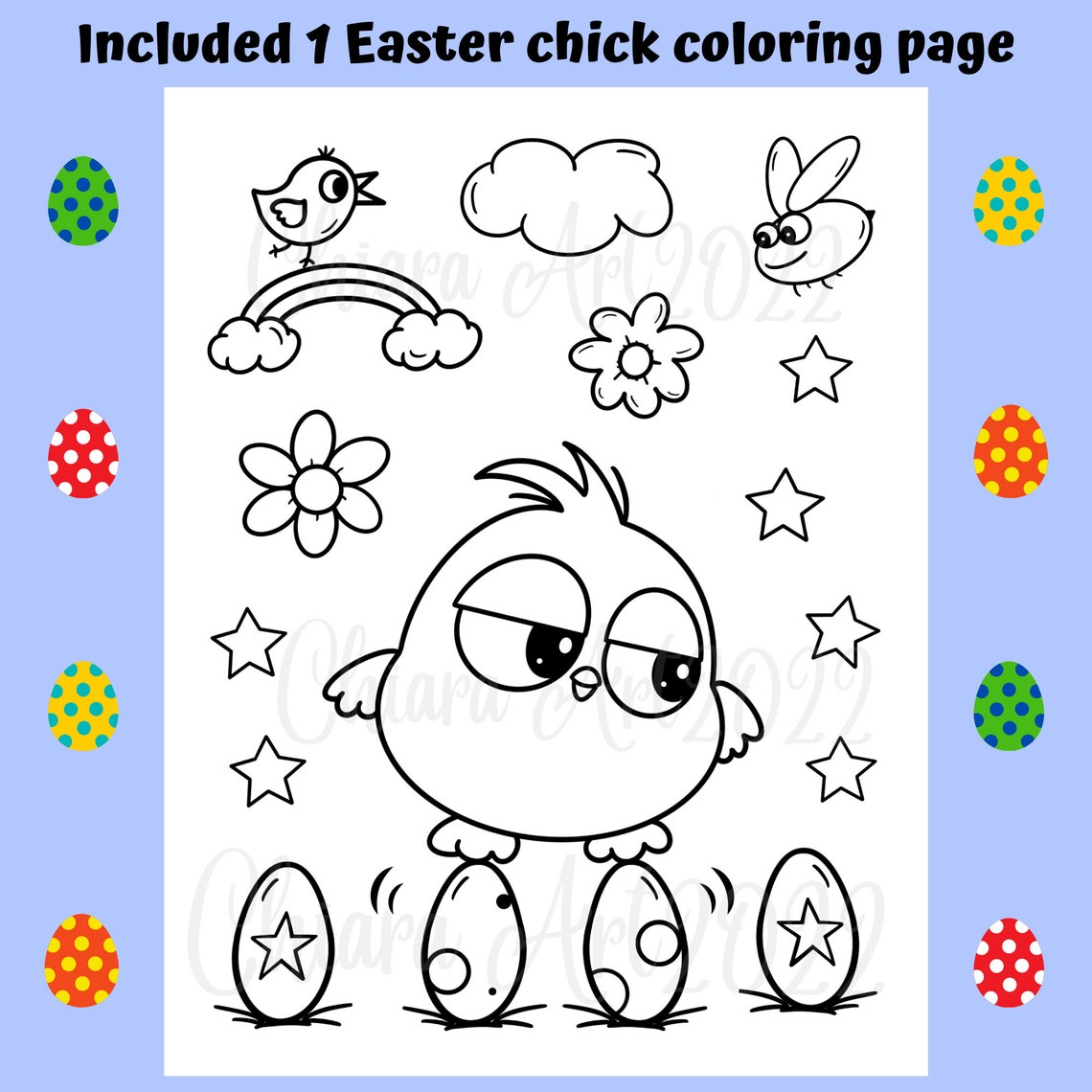Chick Paper Crown for Kids, Easter Paper Hat Printable, Farm Animal ...