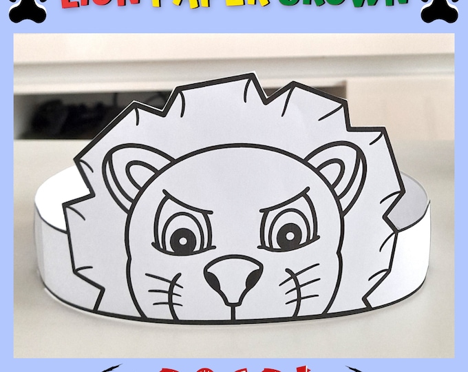 Duck Paper Crown Printable, Happy Duck Headband, Farm Animal Paper ...