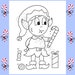 Christmas Coloring Pages for Toddlers Preschool, Christmas Reindeer ...