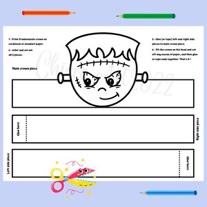 Halloween Paper Crowns Printable, Halloween Headbands Preschool & Up ...