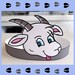 Goat Paper Crown for Kids Printable, Goat Party Hat for Preschool and ...