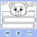 Bear Paper Crown for Kids Printable, Bear Party Hat for Preschool and ...
