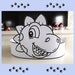 Dinosaur Paper Crown for Kids, Dinosaur Party Hats Printable, Dinosaur ...