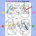 Snowman Coloring Page for Kids, Funny Snowman Coloring Page Printable ...