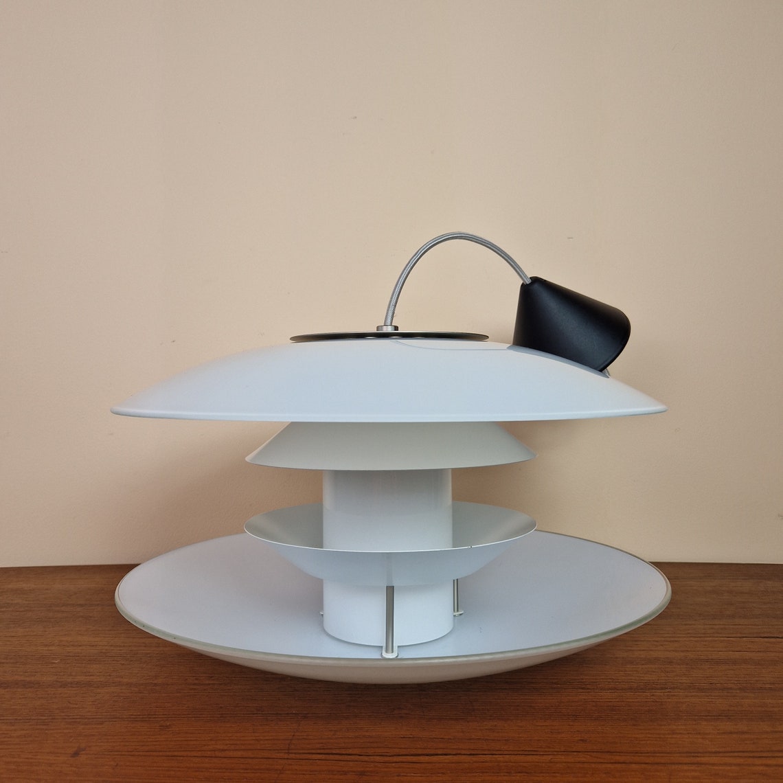 Glass Pendant Lamp by Halo Tech Design, Denmark 1990s, Danish Ceiling ...