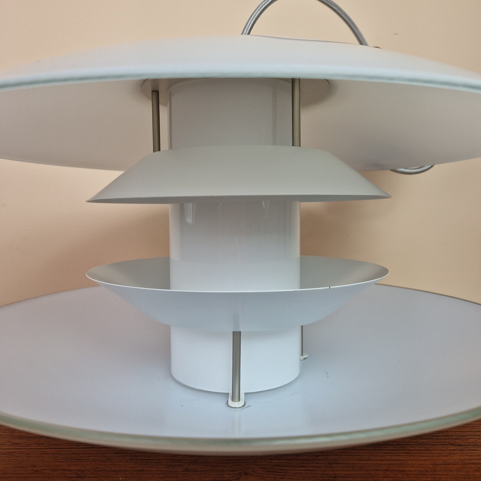 Glass Pendant Lamp by Halo Tech Design, Denmark 1990s, Danish Ceiling ...