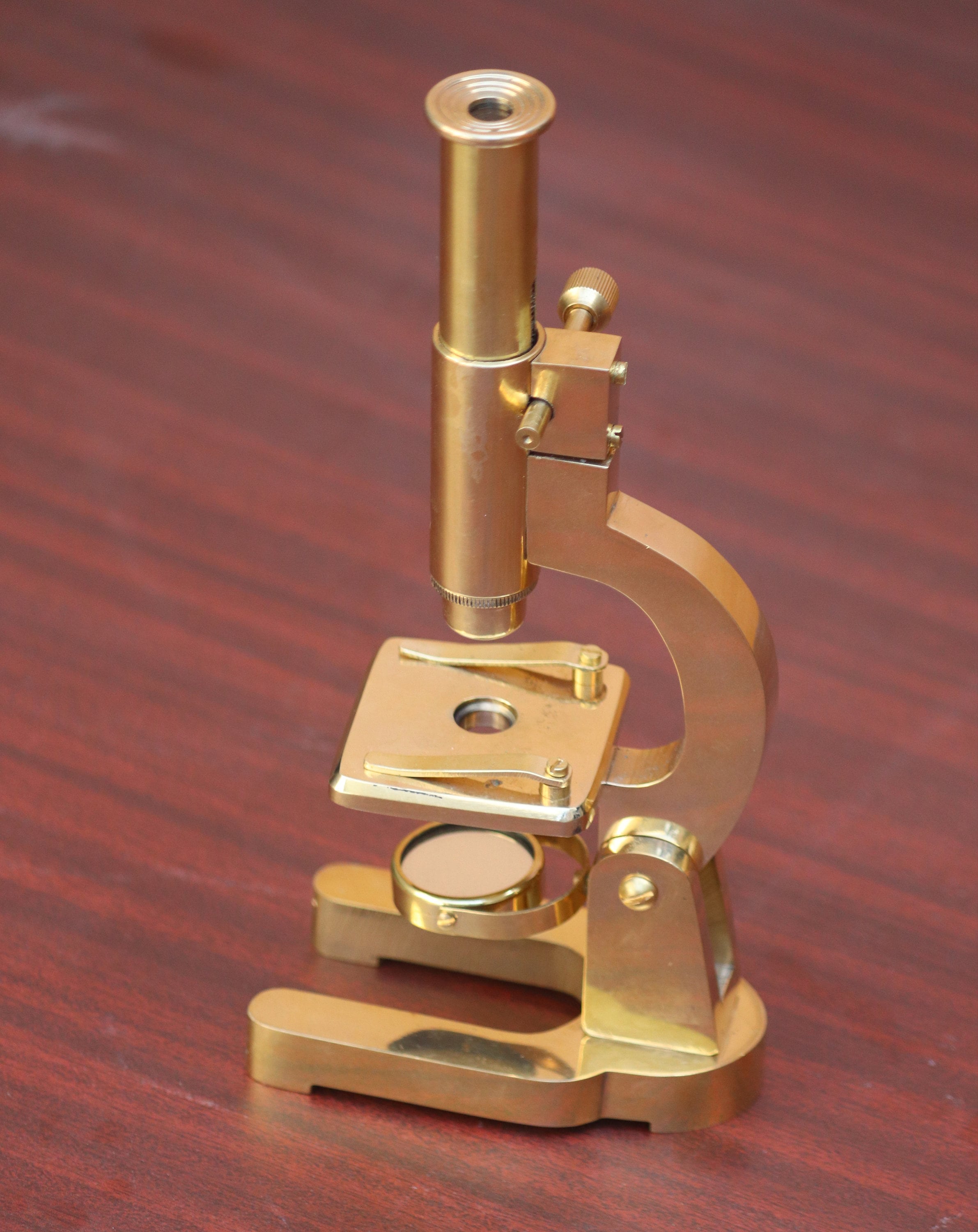 Brass Microscope Student Microscope, Science Gift, Home Decor, Gift for ...