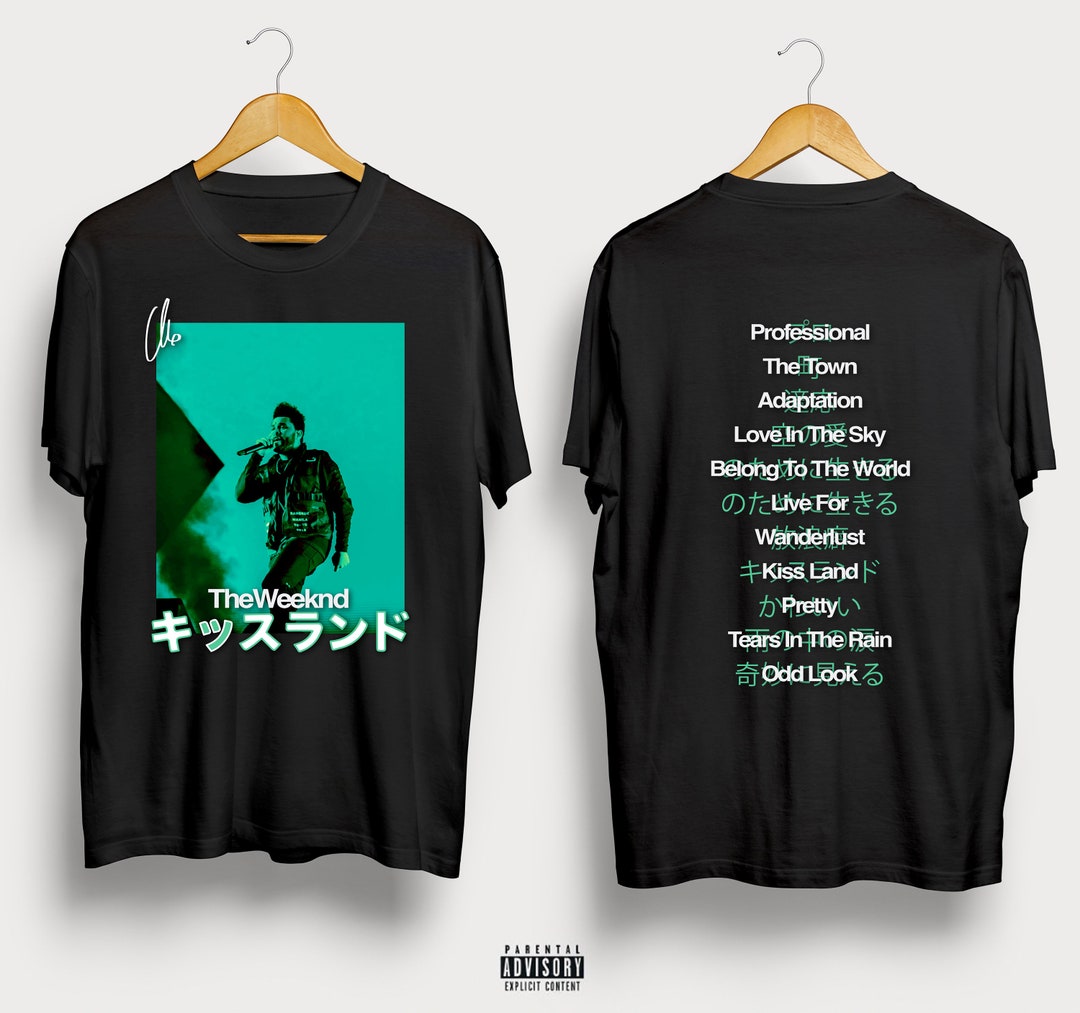 The Weeknd Kiss Land T-shirt / the Weeknd / Kiss Land / Album - Etsy