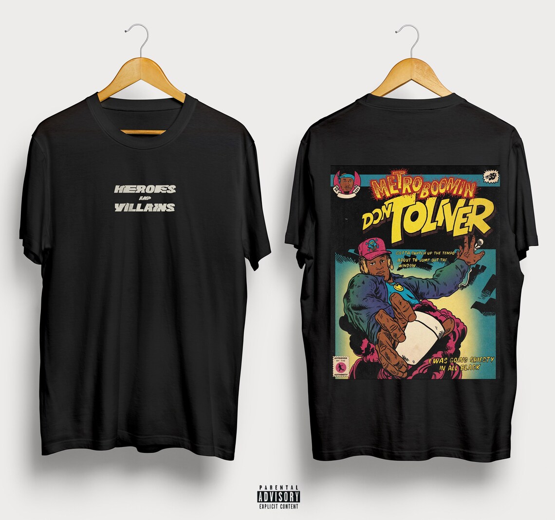 Heroes and Villains Comic T-shirts / Metro Boomin / the Weeknd / Young ...