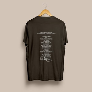 Kendrick Lamar Mr. Morale and the Big Steppers T-shirt tracklist ...