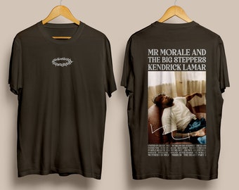 Kendrick Lamar Mr. Morale and the Big Steppers T-shirt tracklist ...