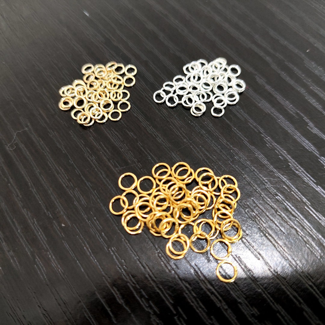 50pcs+jump Rings - Round Closed Jump Ring 18 & 20 Gauge - 14k Gold, 18k ...