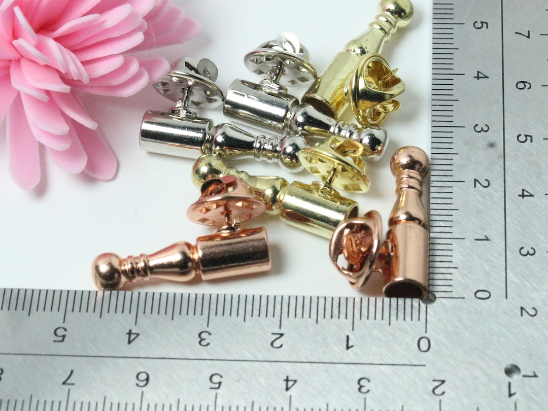 10+ Brooch Point Pin Cap Set Base - Base Bracket - Feather Brooch ...