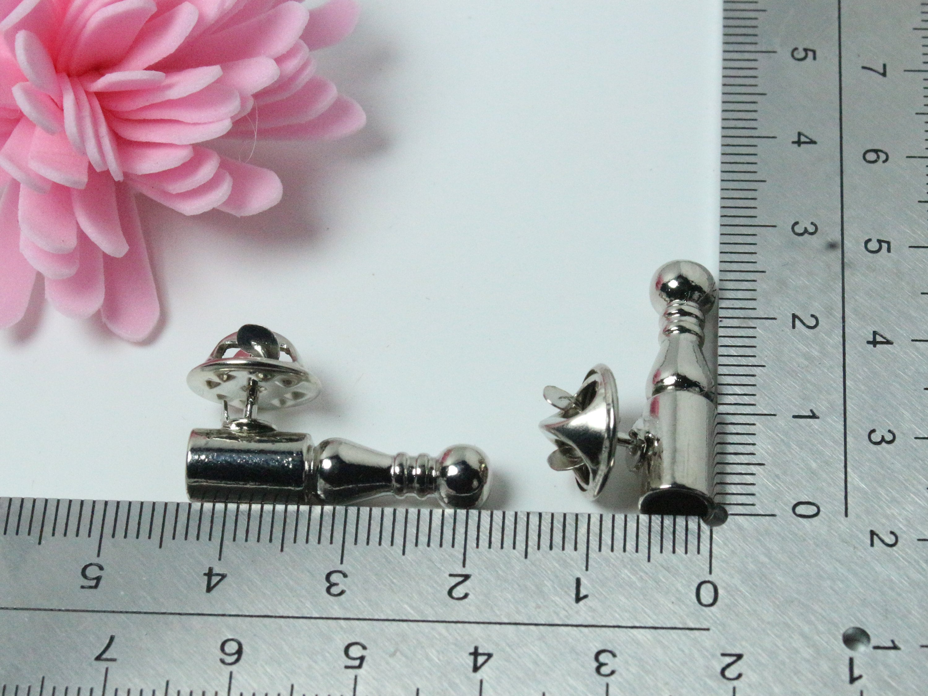 10+ Brooch Point Pin Cap Set Base - Base Bracket - Feather Brooch ...