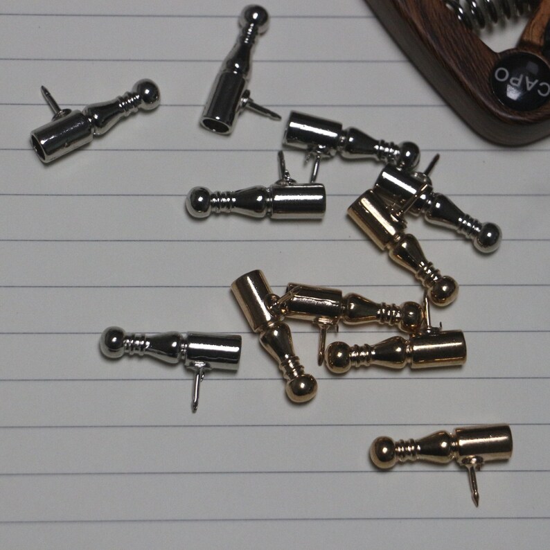 10 Brooch Point Pin Cap Set Base Base Bracket Feather - Etsy