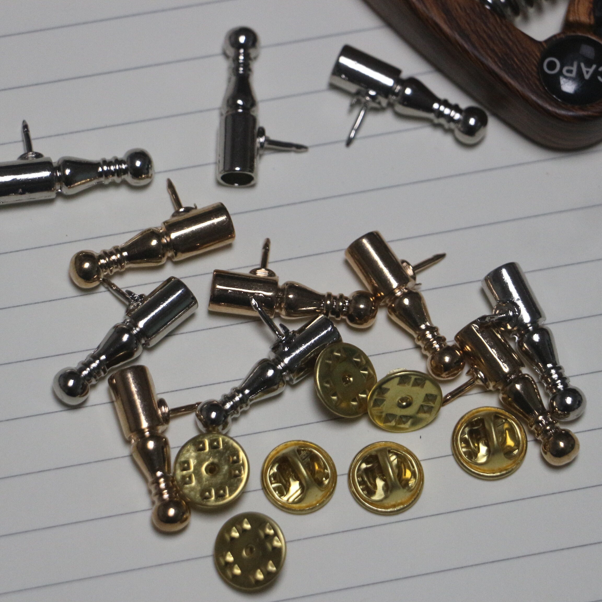 10+ Brooch Point Pin Cap Set Base - Base Bracket - Feather Brooch ...