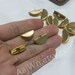 10pcs Half-moon Jewelry Connector Half-circle Shell Double-sided ...