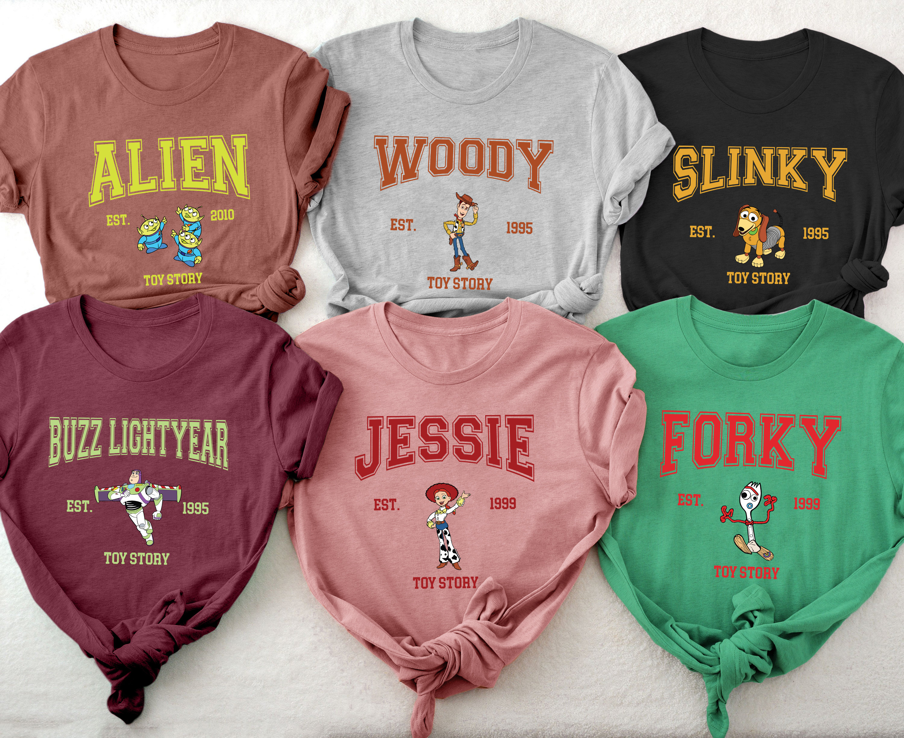 Disney Toy Story Characters Shirt, Toy Story Family Shirt, Disney ...