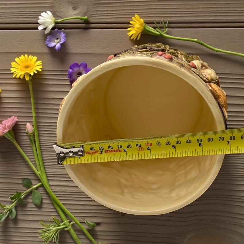 Vintage Takahashi Storybook Cottage Cookie Jar With Cat Rabbit Mouse ...