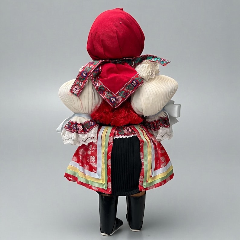 Vintage Czech Lidova Tvorba Folk Doll Traditional Costume Collectable ...