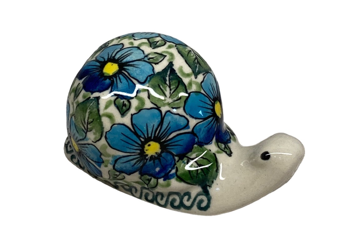 Snail Figurine Ceramics Boleslawiec AC Polish Pottery - Etsy