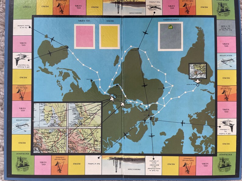 Vintage OIL Board Game: 1960s John Sands, Australian Made - Etsy