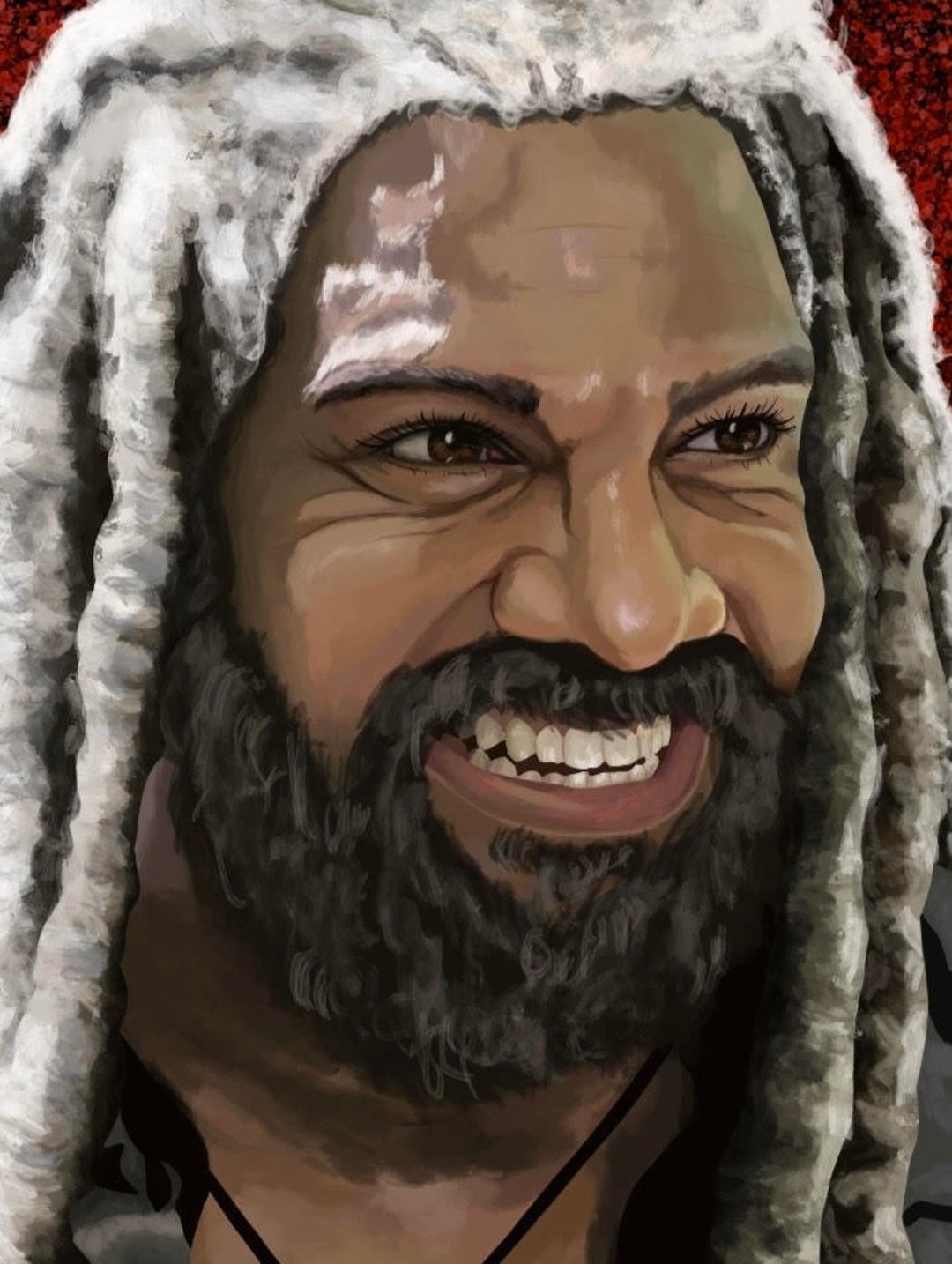 The Walking Dead King Ezekiel A4 Art Print - Etsy