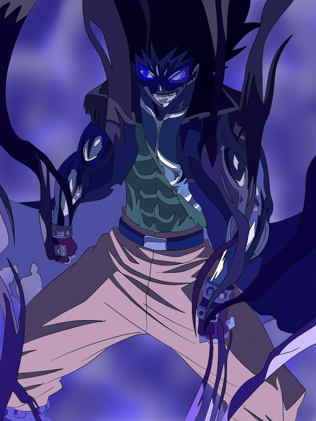 Gajeel Redfox, Fairy Tail Art Print - Etsy