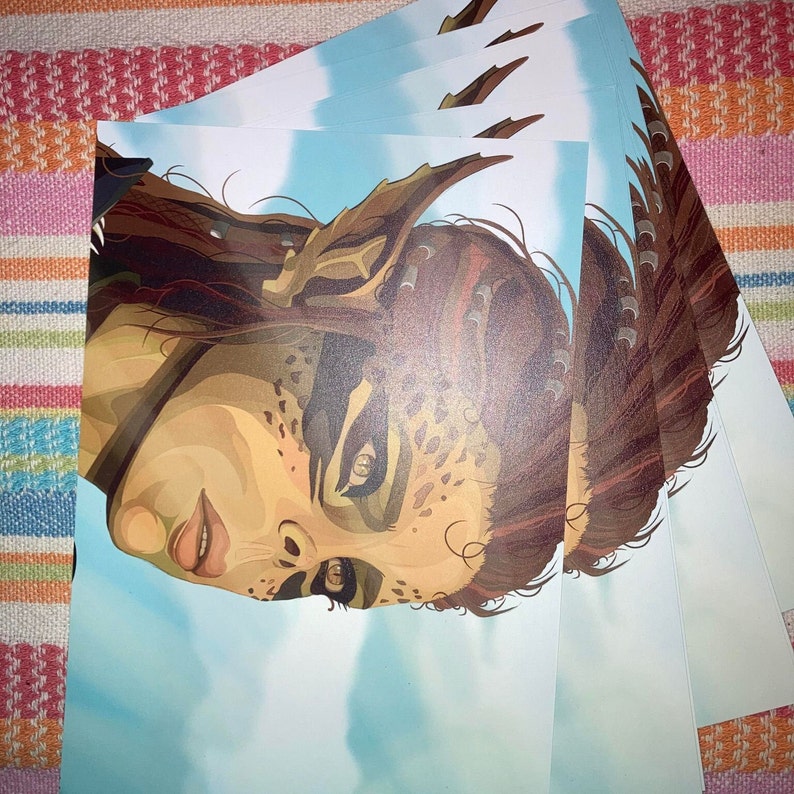 Baldur's Gate 3 Lae'zel Art Print - Etsy